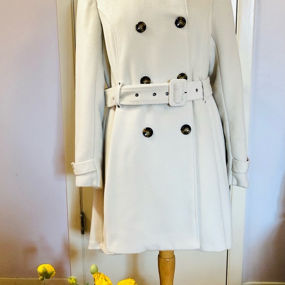 Steve Madden | Jackets & Coats | Steve Madden Light Cream Wool Dress ...